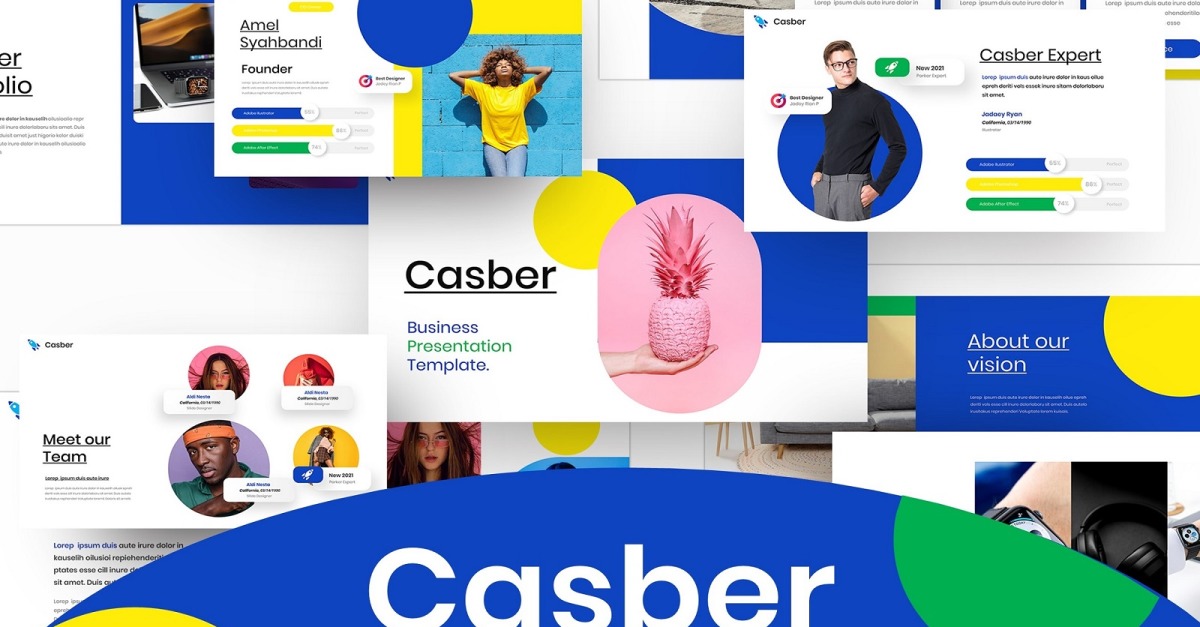Casper – Business Keynote Template #298497 - TemplateMonster