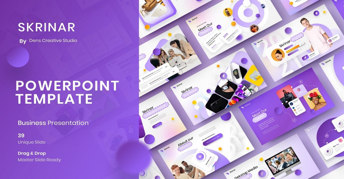 Skrinar – Business PowerPoint Template - TemplateMonster