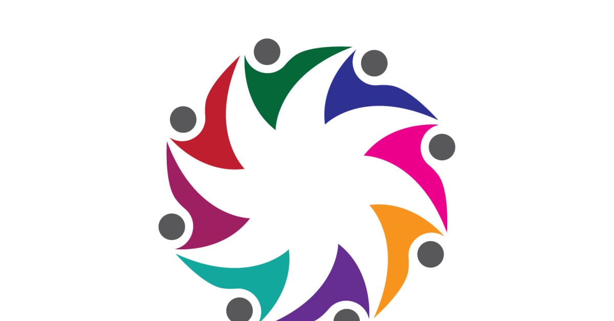 Modèle de conception de logo communautaire pour les équipes ou les ...