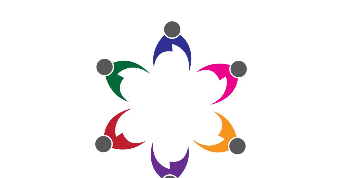 Plantilla de diseño de logotipo comunitario para equipos o grupos V25