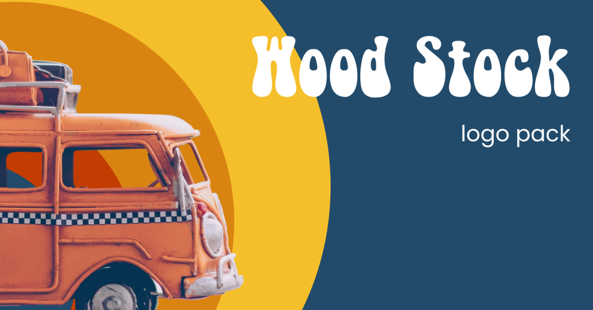 Drewniane kolby — pakiet logo w stylu retro - TemplateMonster