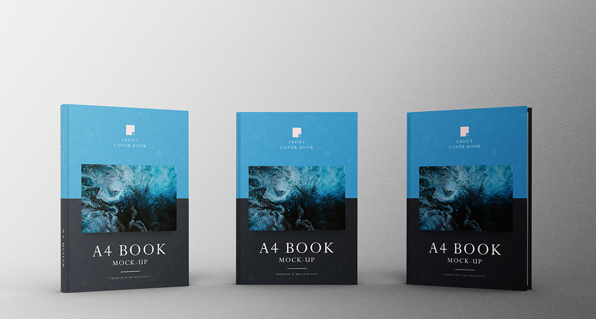 A4 Book Mockup PSD Template Vol 60 #299276 - TemplateMonster