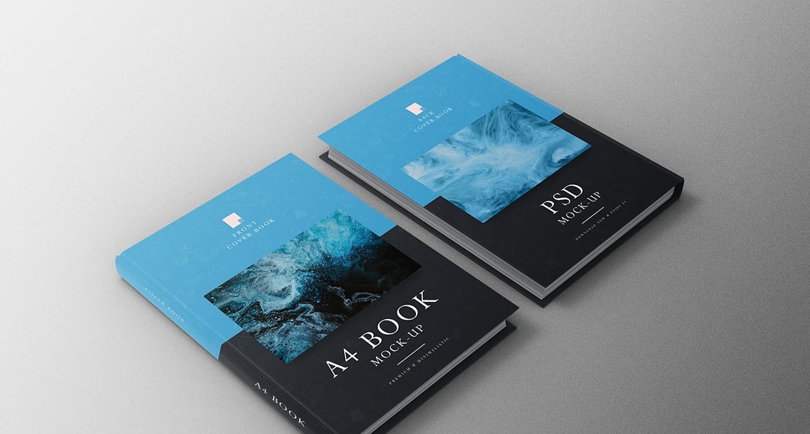 A4 Book Mockup PSD Template Vol 16 #299540 - TemplateMonster