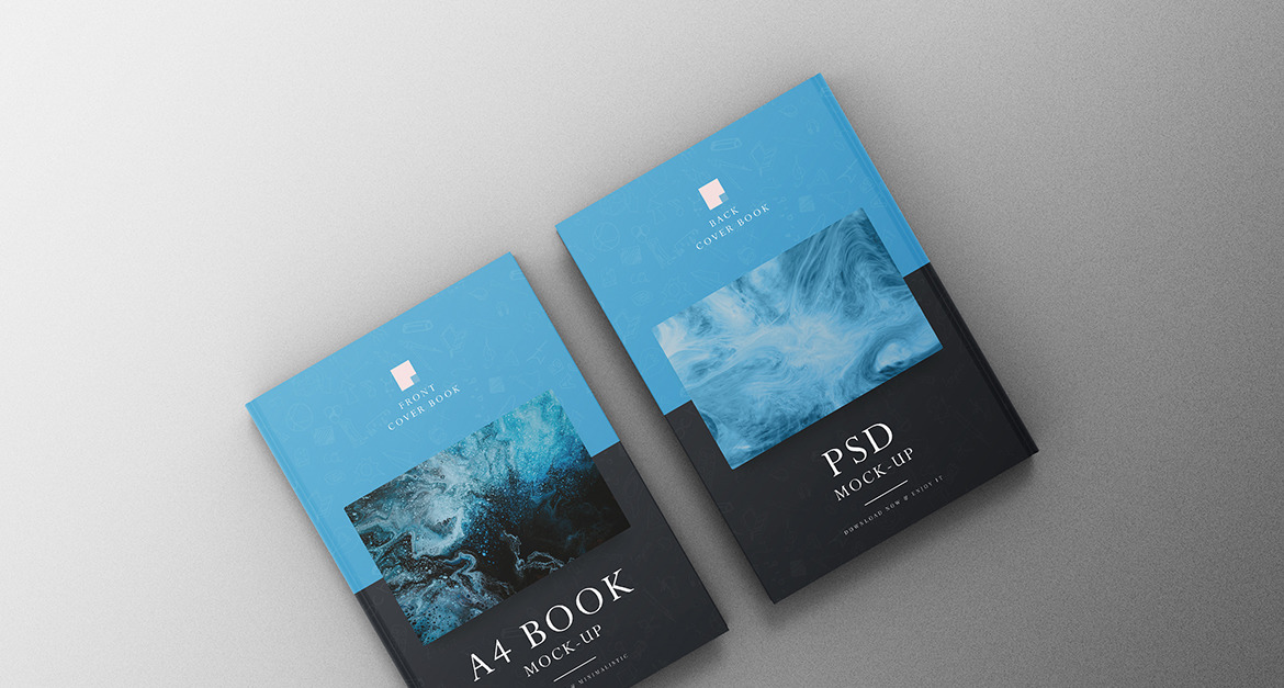A4 Book Mockup PSD Template Vol 19 #299539 - TemplateMonster