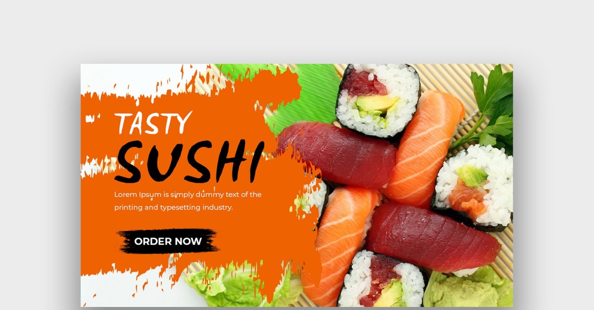 Modern Food Video Thumbnail Design #299567 - TemplateMonster