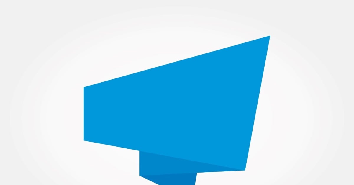 Blue Color Popup Ribbon Vector Banner. - TemplateMonster