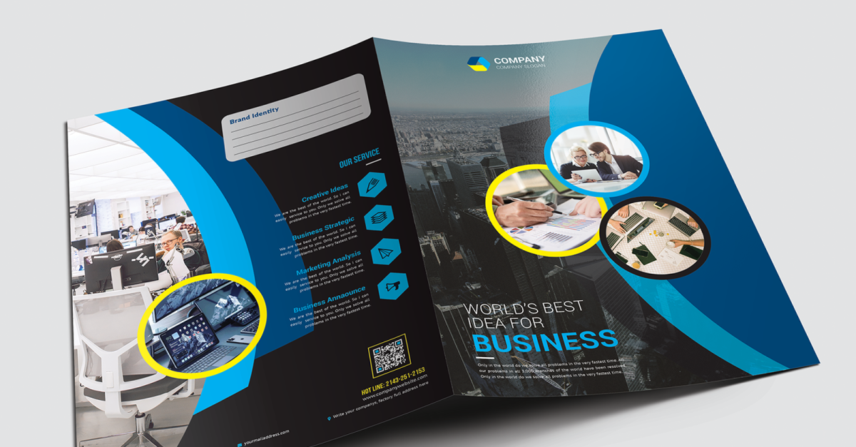 Presentation Folder template V_002 #299832 - TemplateMonster