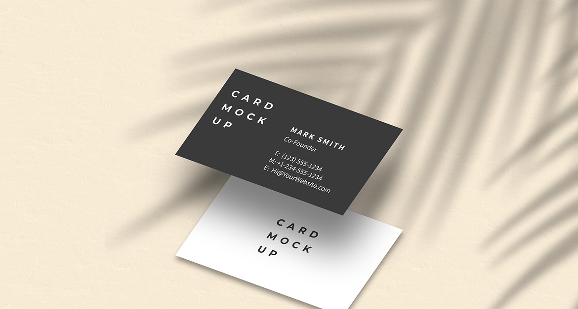 Business Card Mockup PSD Template Vol02 - TemplateMonster