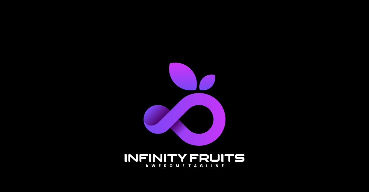 Infinity Fruit Gradient Logo #300582 - TemplateMonster