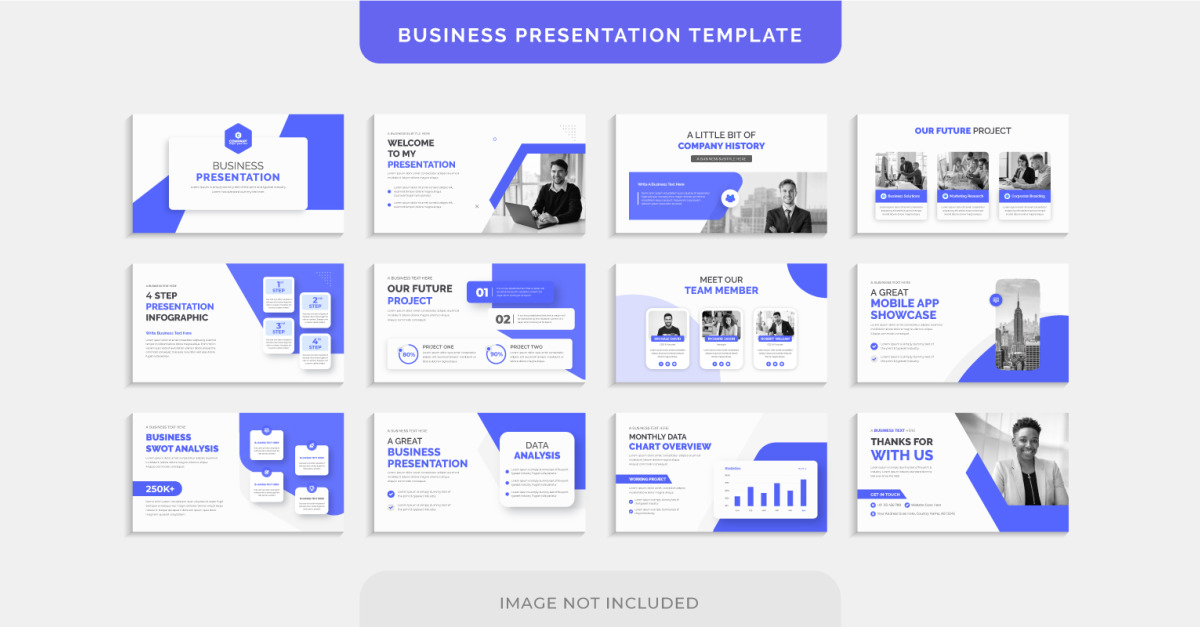 Business Corporate Marketing Agency Presentation Slides Template