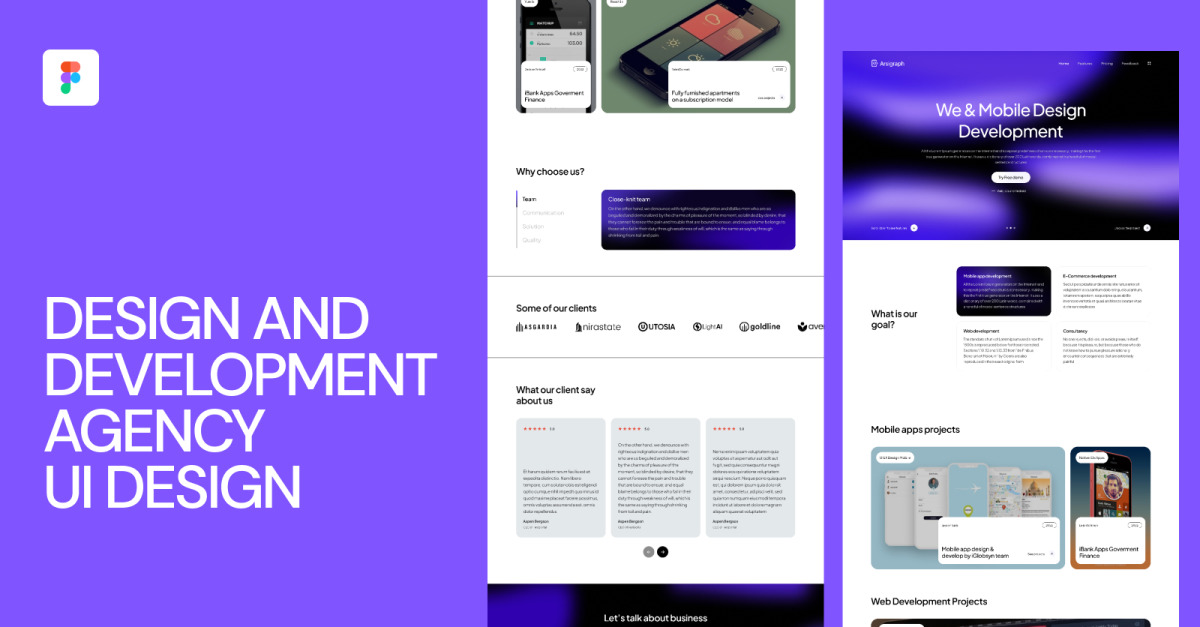 Design and Development Agency UI Design - TemplateMonster