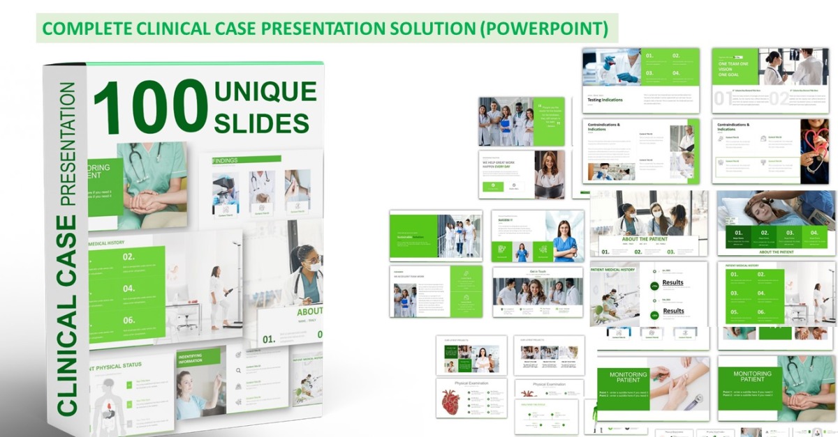 Clinical Case Presentation Solution PowerPoint Template