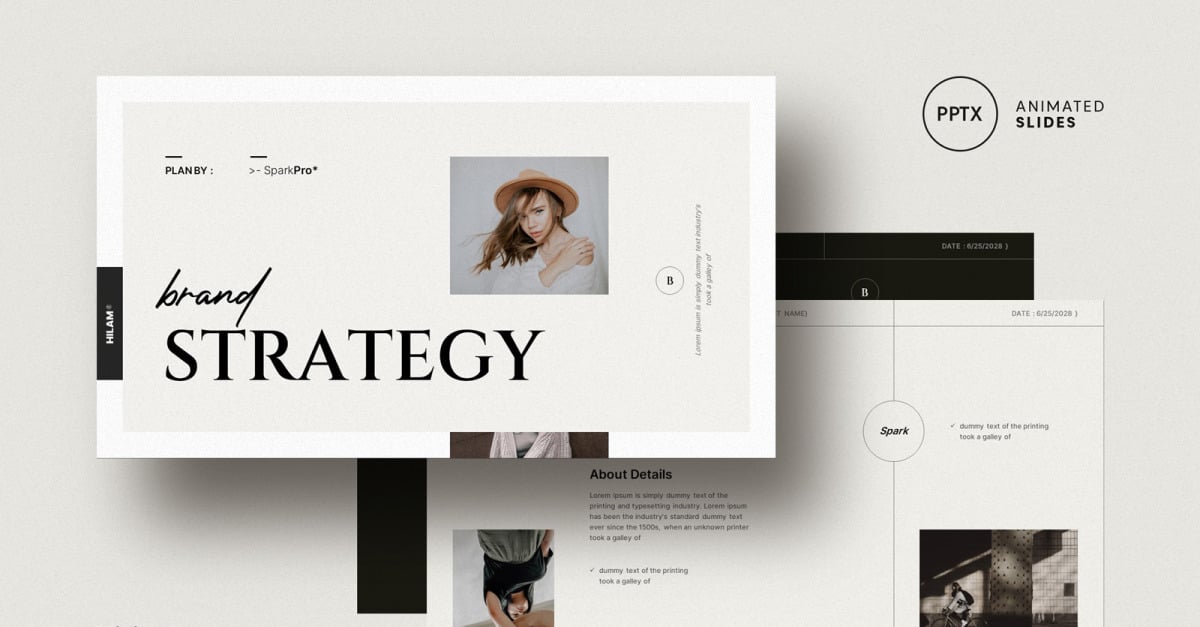 Brand Strategy Template layout #301559 - TemplateMonster