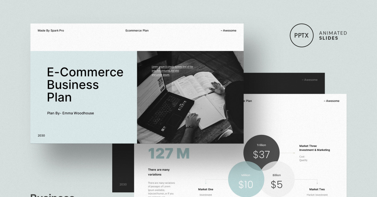 Business Design Template Layout #301558 - TemplateMonster