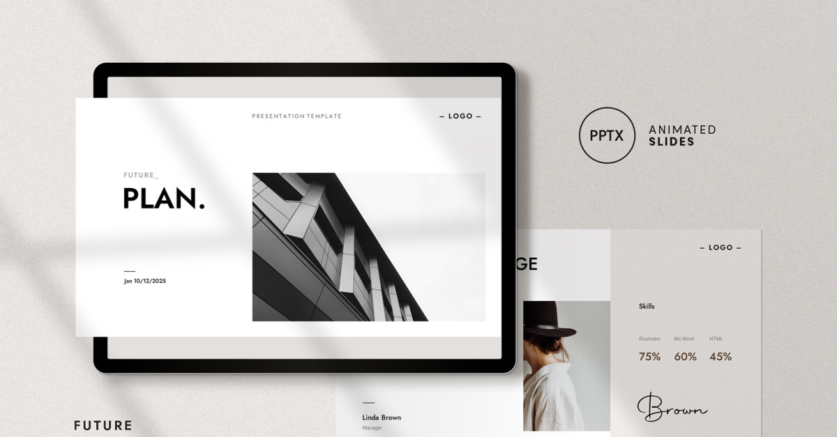 Future Plan Presentation Template #301550 - TemplateMonster