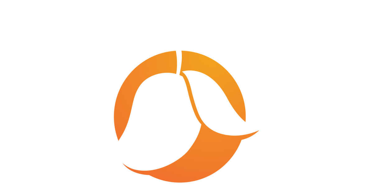 Taze mango meyve vektör çizim logo simge V4 - TemplateMonster
