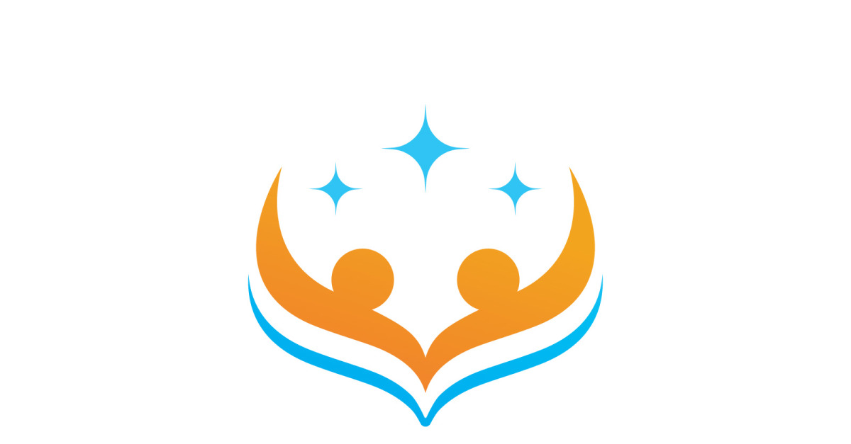 Community network and social Health Logo icon design template V 2