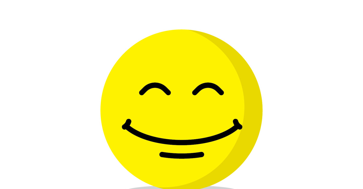 Smile emote Vector Template Design V11 - TemplateMonster