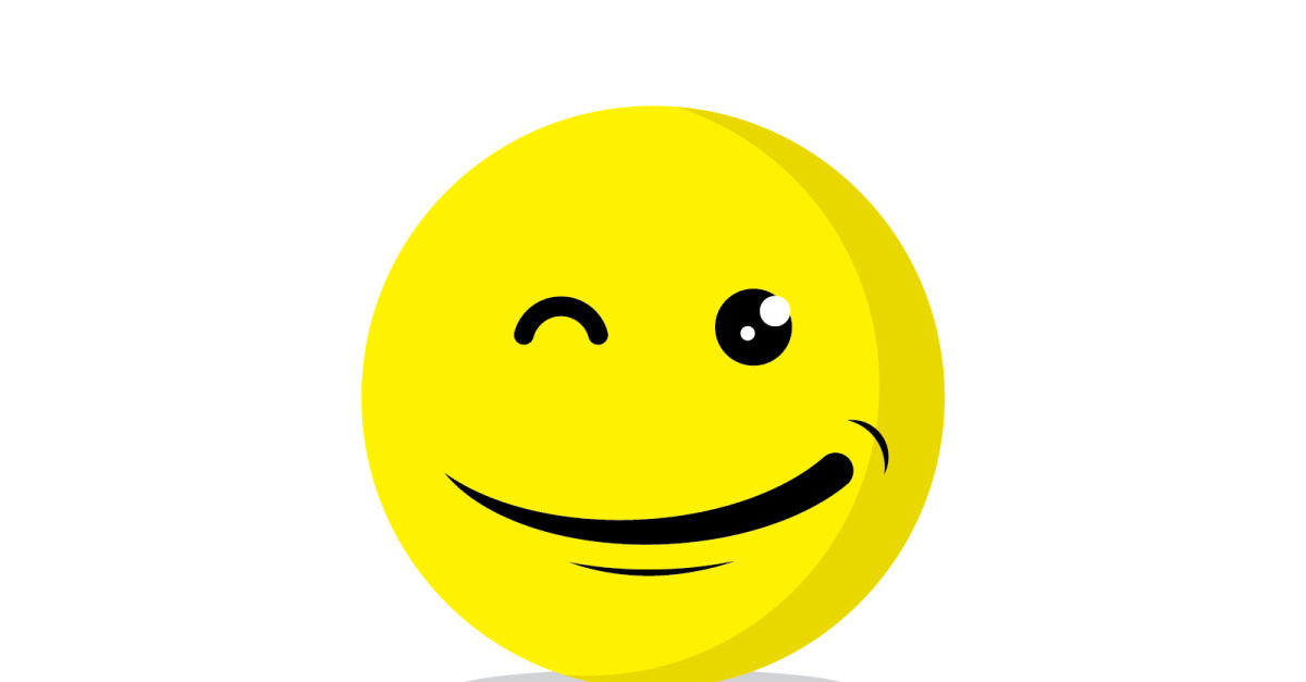 Smile emote Vector Template Design V14 - TemplateMonster