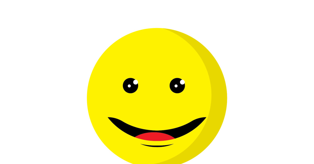 Smile emote Vector Template Design V15 - TemplateMonster