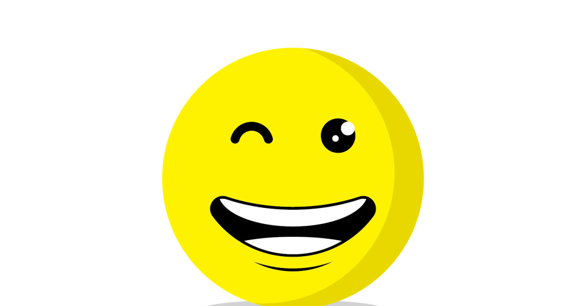 Smile emote Vector Template Design V16 - TemplateMonster