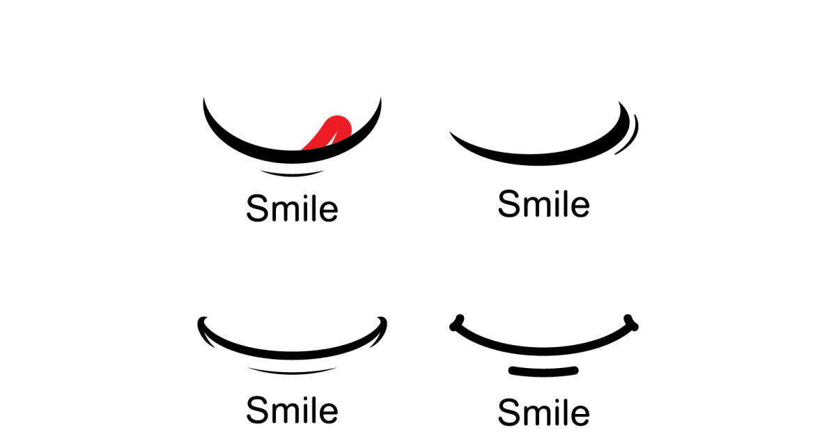 Smile emote Vector Template Design V17 - TemplateMonster