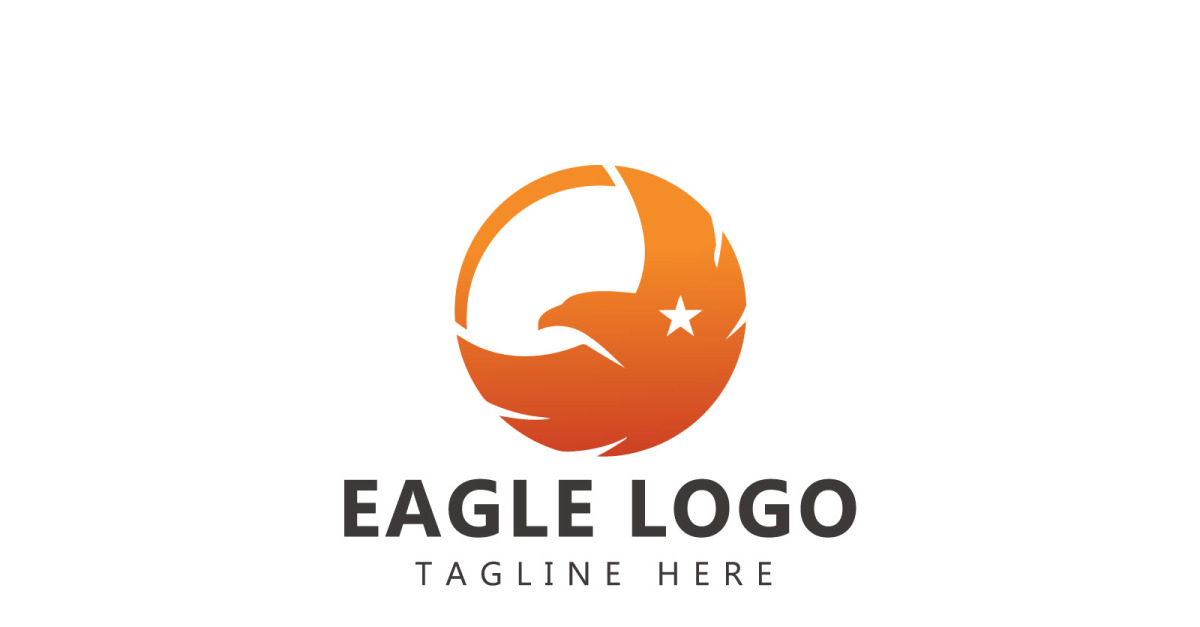 Eagle Star Logo Premium Vector | Eagle Star Logo