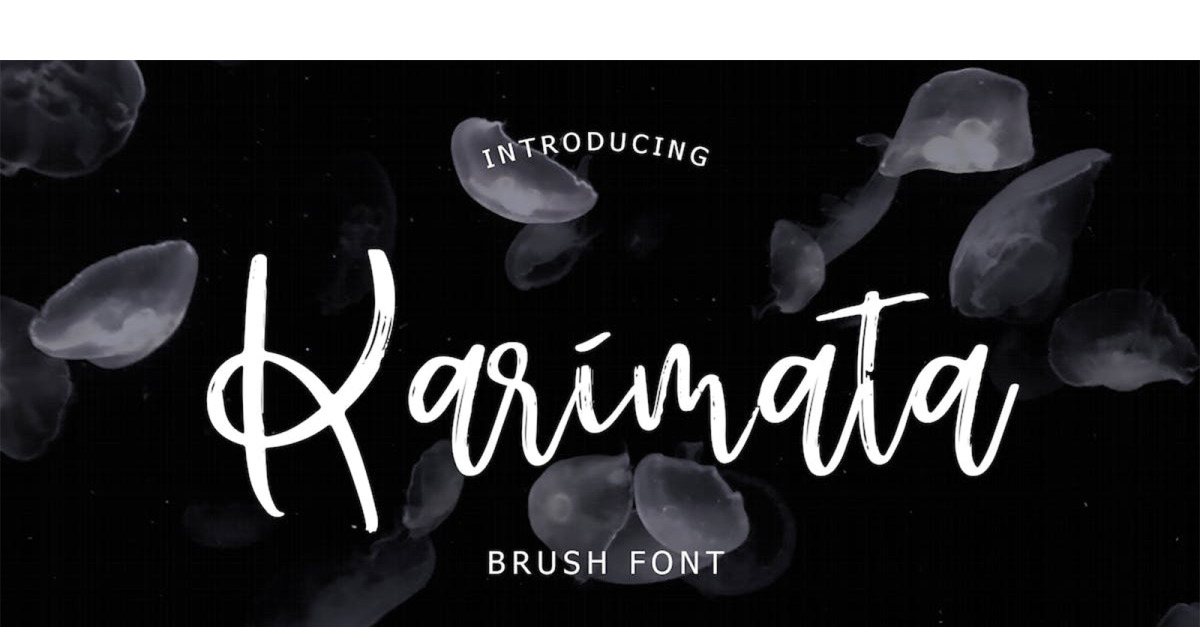 Písmo Karimata Brush Script #301940 - TemplateMonster