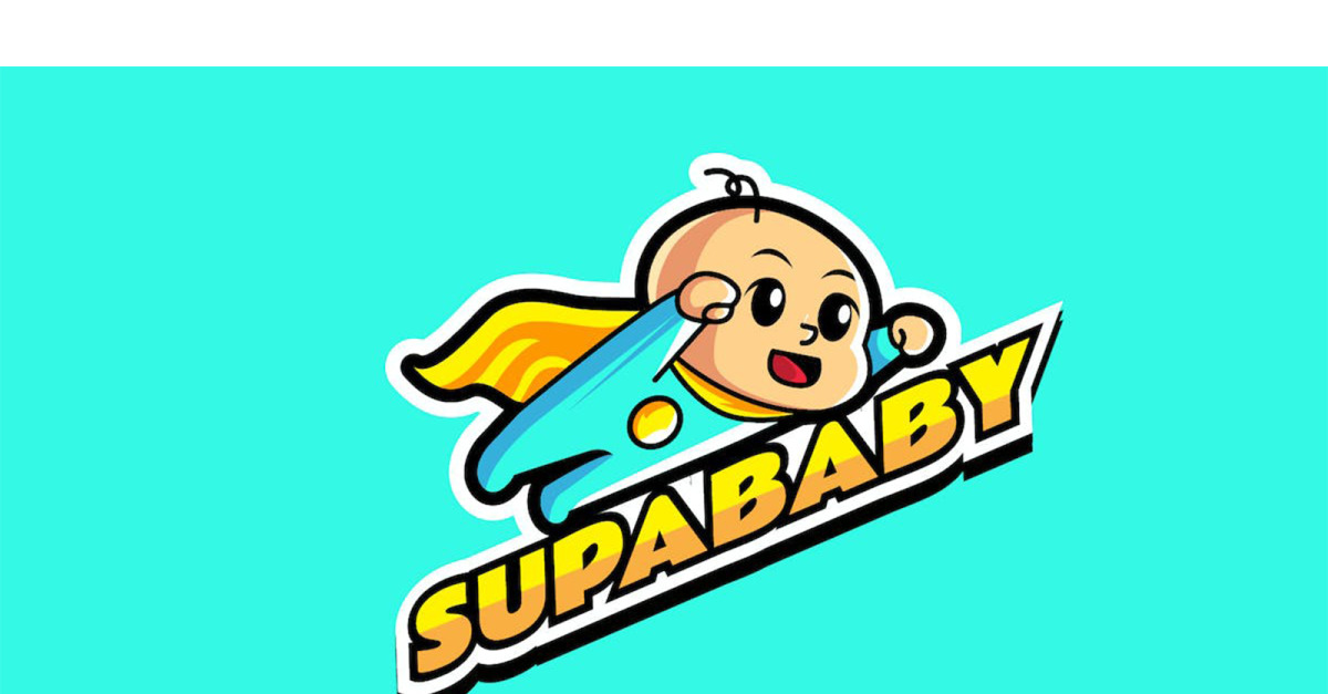 Super Baby Mascot Logo - Логотип Super Baby Mascot