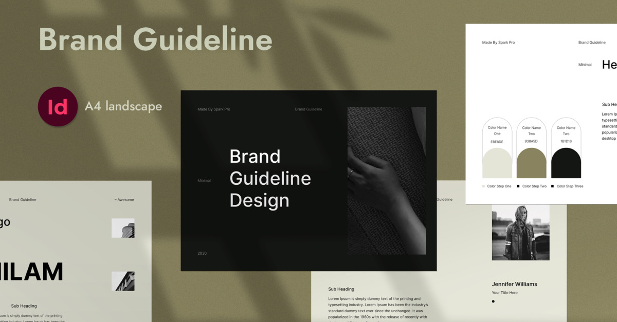 Brand Guideline Landscape Template #302065 - TemplateMonster