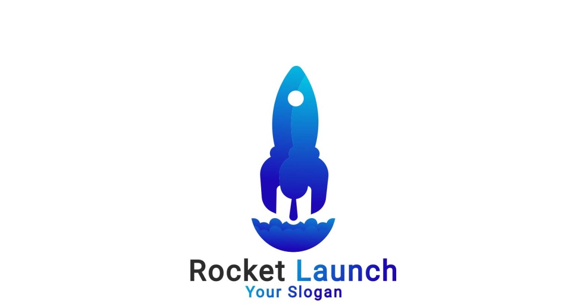 Startup Rocket Logo, Launching Logo, Rocket Launch Logo, Rocket Logo