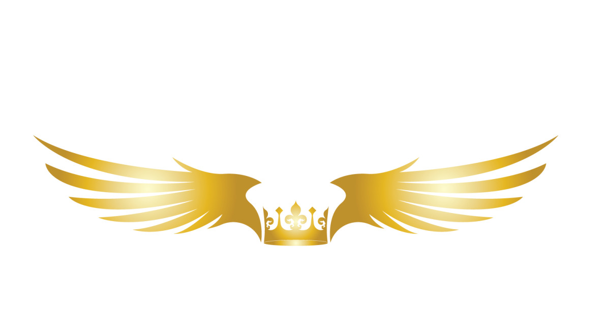 Wings Crown Logo And Symbol Vector 9 - TemplateMonster