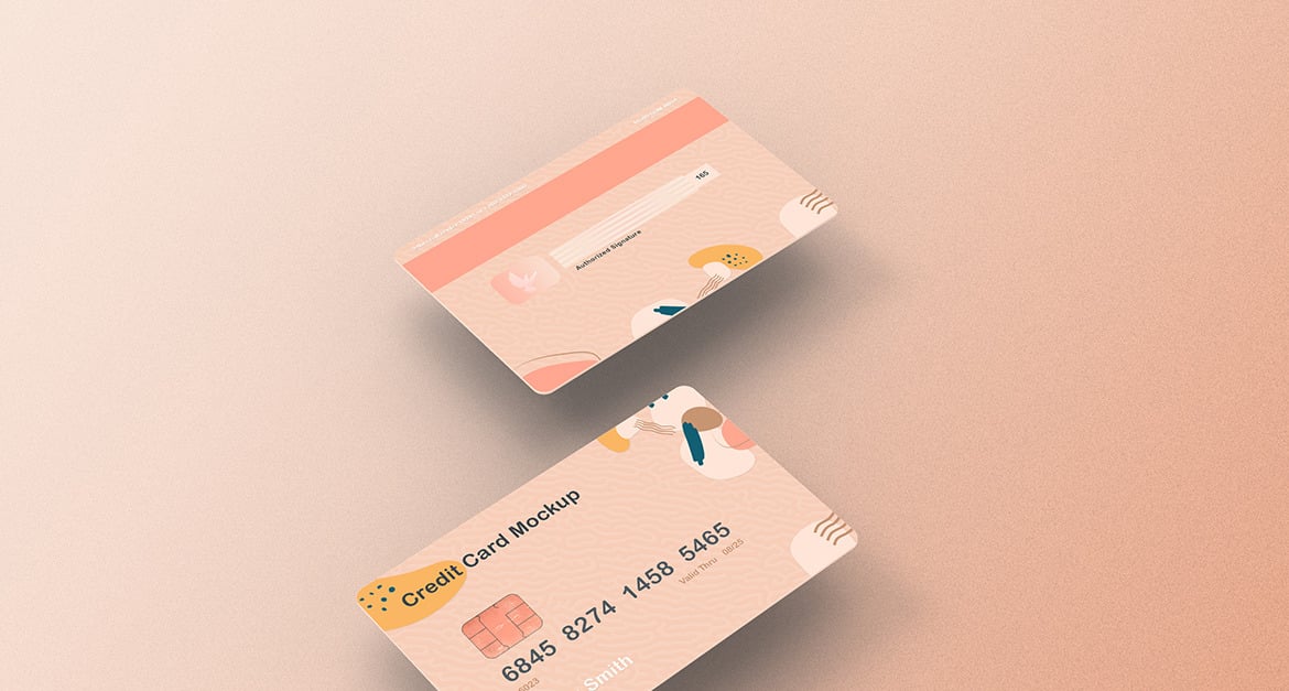 Credit Card Mockup PSD Template Vol 09 - TemplateMonster