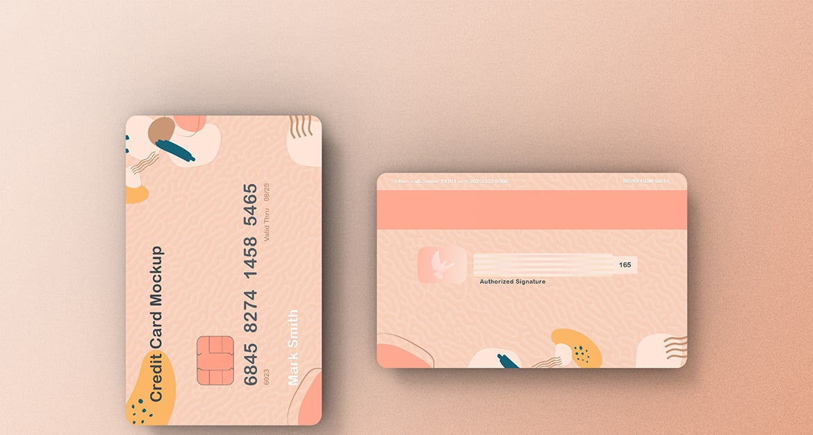 Credit Card Mockup PSD Template Vol 46 - TemplateMonster