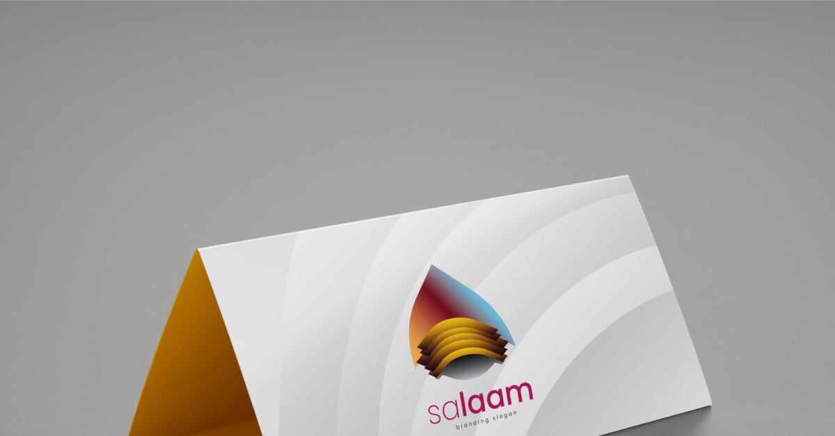 Golden Prayer Islamic Mosque Logo #302446 - TemplateMonster