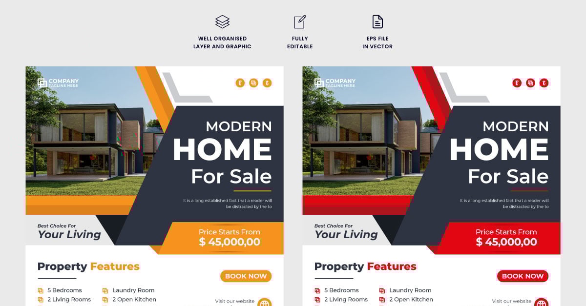 Real estate business promotion poster - TemplateMonster