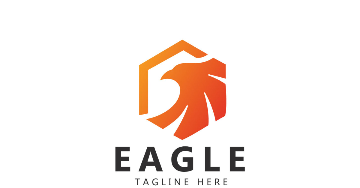 Eagle Logo And Shield Eagle Logo Template - TemplateMonster