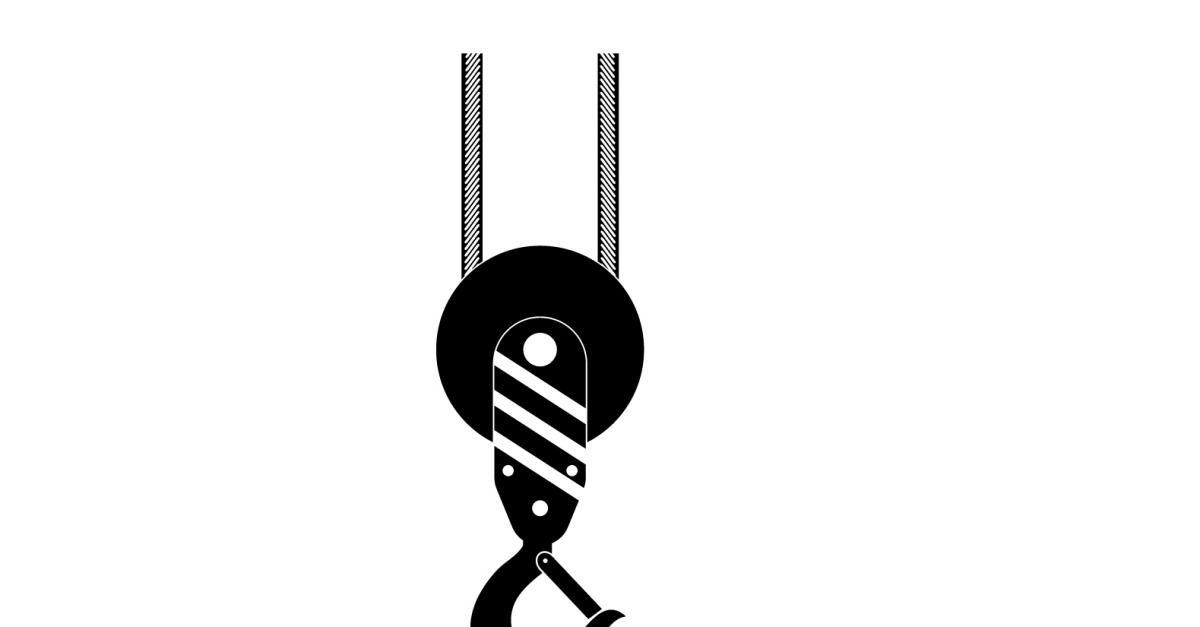 Vinç Logo İnşaat Vektör Sembolü 2 #302835 - TemplateMonster
