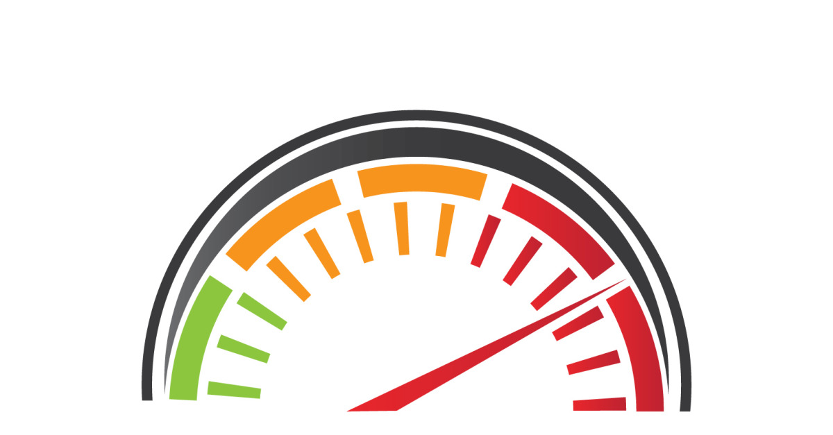 Schneller Speed Tachometer Sport Logo 41 - TemplateMonster