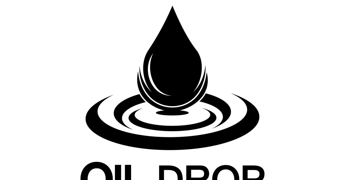 Oil Drop Logo Vector Illustration Design Template 13