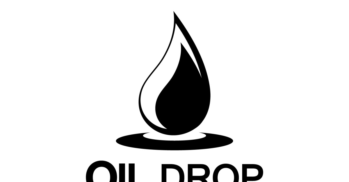 Oil Drop Logo Vector Illustration Design Template 17