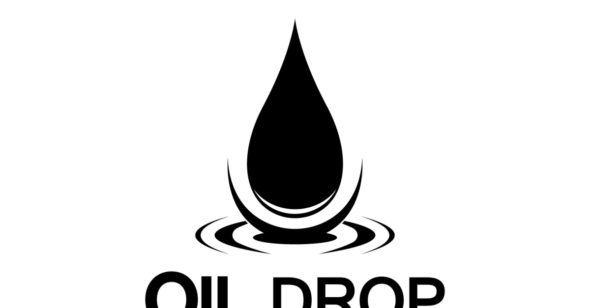 Oil Drop Logo Vector Illustration Design Template 18