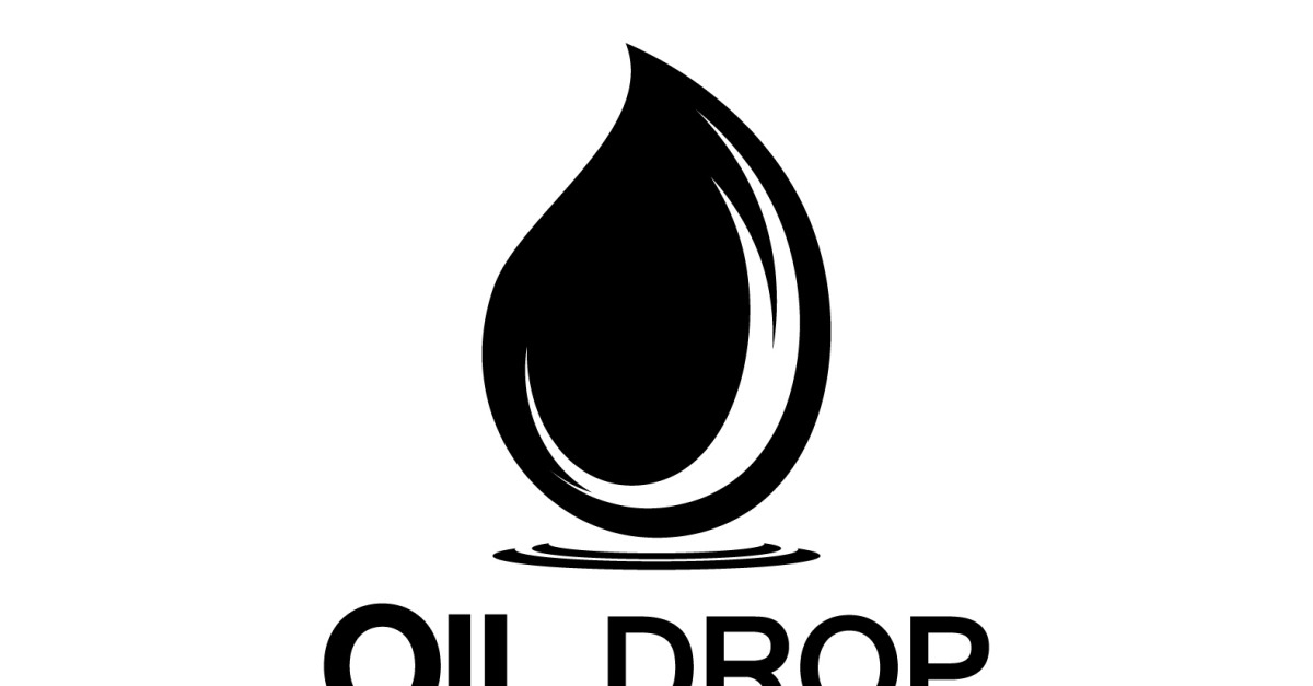 Oil Drop Logo Vector Illustration Design Template 2