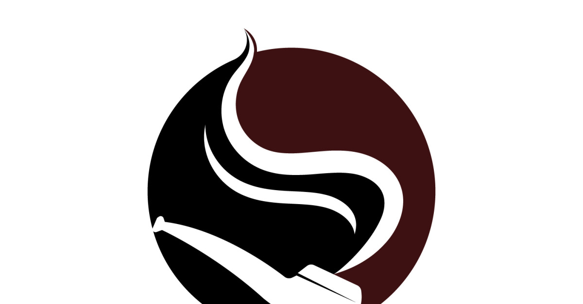 Boru Sigara Logo Simge Vektör Çizim Tasarım 18