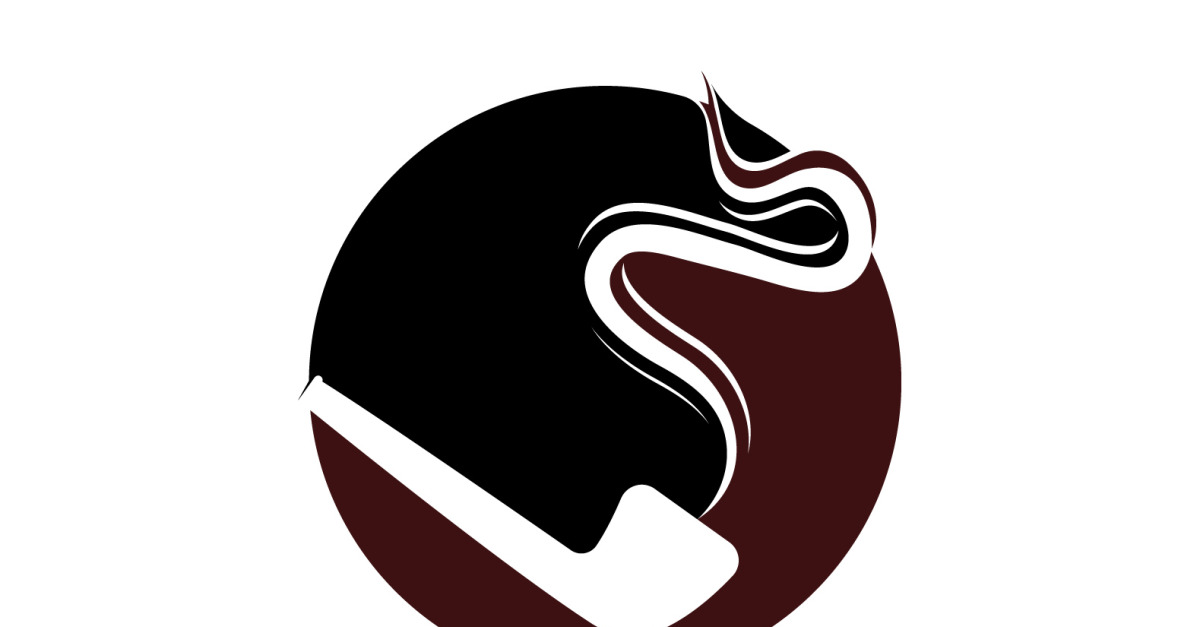 Boru Sigara Logo Simge Vektör Çizim Tasarım 20