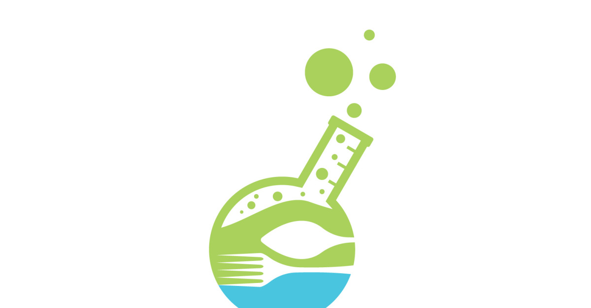 Food Lab logo Vector Icon Illustration Design Template 16