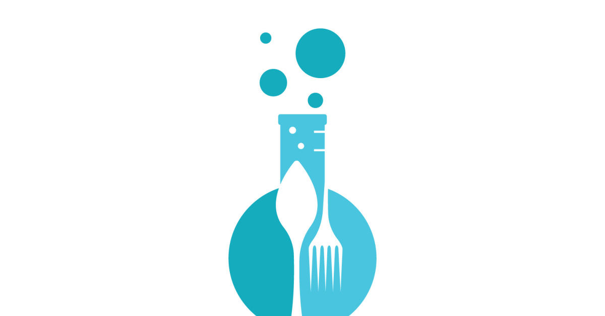 Food Lab logo Vector Icon Illustration Design Template 2