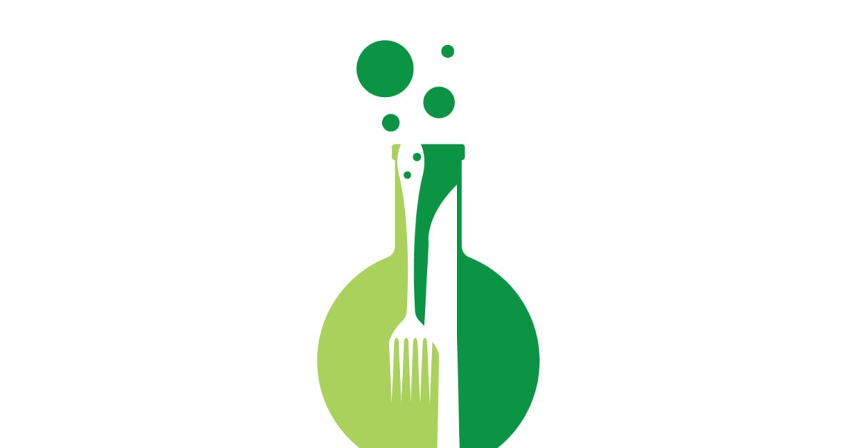 Food Lab logo Vector Icon Illustration Design Template 4