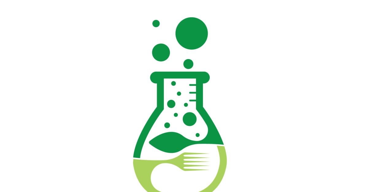 Food Lab logo Vector Icon Illustration Design Template 8