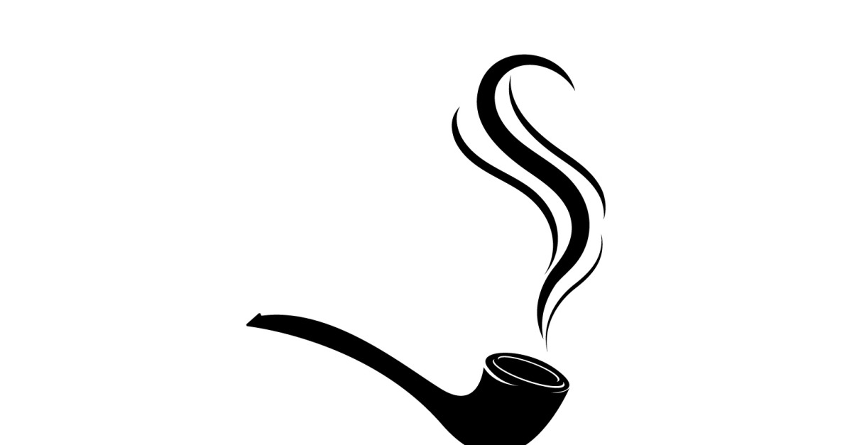 Pfeife rauchen, Logo, Symbol, Vektor, Abbildung, Design, 23